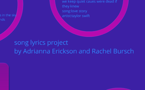 figurative language song lyrics project by adrianna erickson on Prezi