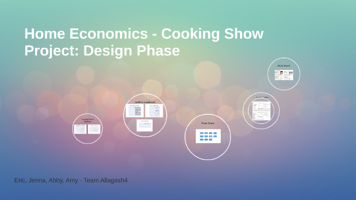 Home Economics - Cooking Show Project: Design Phase by AMY CHACON on Prezi