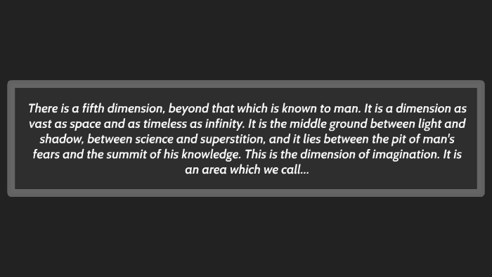 The Twilight Zone Rhetorical Analysis by Emily Welker on Prezi