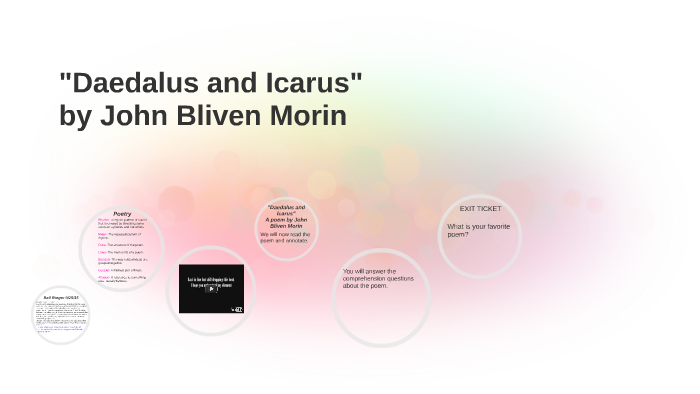 "Daedalus and Icarus" by John Bliven Morin by Jennifer Bravata on Prezi