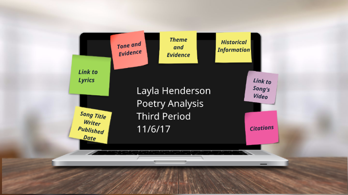 Poetry Analysis by Layla Henderson on Prezi