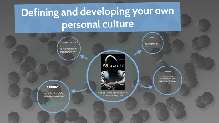Unit 2: Defining and developing your own personal culture by Matthew ...