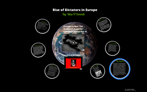 Rise of Dictatorial Regimes in Europe by Bliss O'Donnell on Prezi