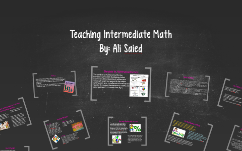 Teaching Intermediate Math by on Prezi