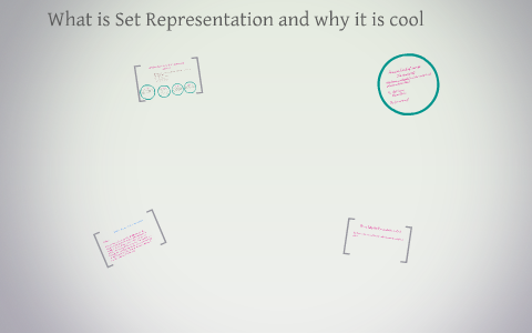 What is Set Representation by Charlie Oakes on Prezi