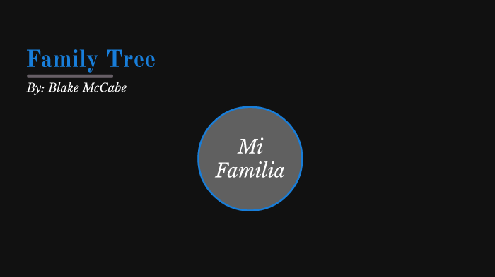 Family Tree by Blake McCabe on Prezi
