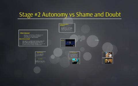 Stage #2 Autonomy vs Shame and Doubt by niketa farley on Prezi
