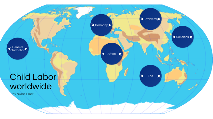 English: Child labour worldwide by Niklas Ernst on Prezi