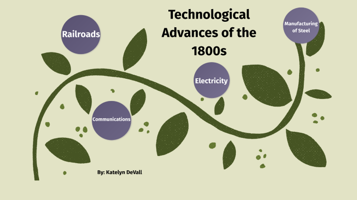 Technological advances of the 1800s by Katelyn DeVall on Prezi