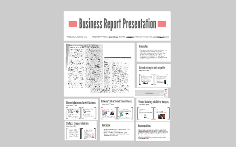 Business Report Presentation by Adrian Impedovo on Prezi