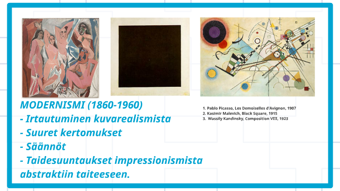 Postmodernismi kuvataiteessa by E Eir on Prezi