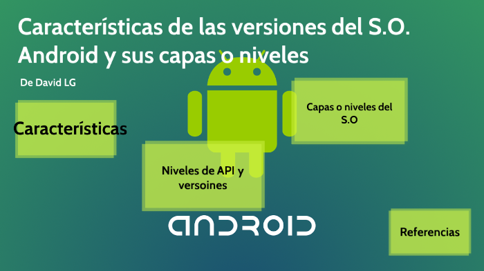 Características de las versiones del S.O. Android y sus capas o niveles ...