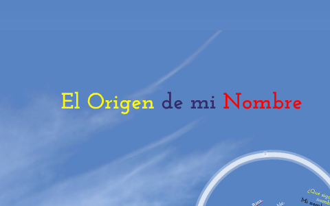El origen de mi nombre by iRiNa SoTo QuInTeRo on Prezi