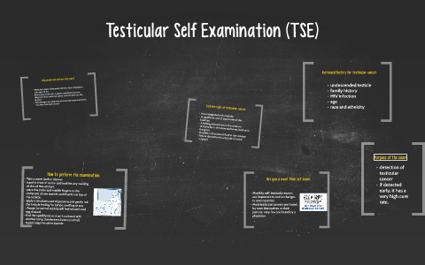 Testicular Self Examination (TSE) by Rebecca Kinney on Prezi