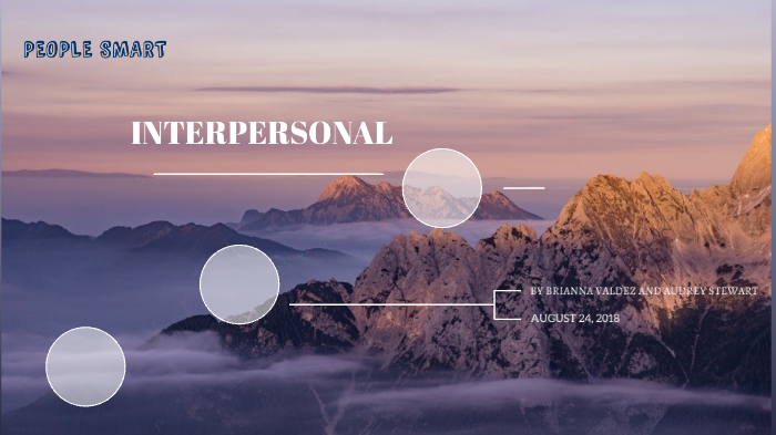 INTERPERSONAL- "PEOPLE SMART" by Brianna Valdez on Prezi