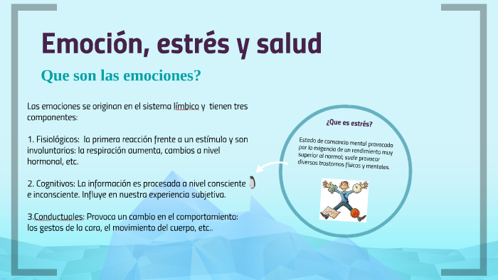 Emoción, estrés y salud by Fiore Bar on Prezi