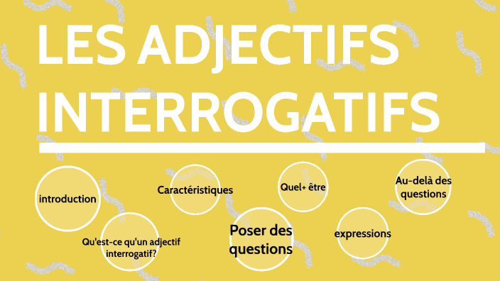 Les adjectifs interrogatifs by Udita Satish on Prezi