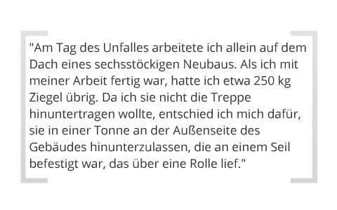 Unfallbericht Eines Dachdeckers