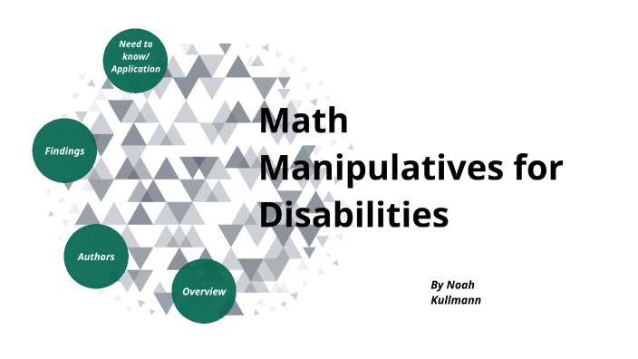 Math Manipulatives for Students with Severe Disabilities by Noah ...
