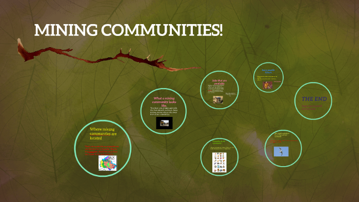 MINING COMMUNITIES! by cheryl manley on Prezi