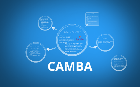 CAMBA Presentation by Tulip Kabir on Prezi