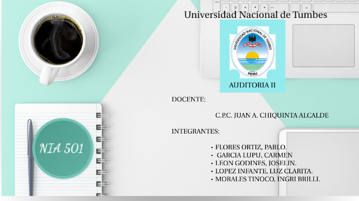 NIA 501 “EVIDENCIA DE AUDITORÍA – CONSIDERACIONES ESPECÍFICAS PARA ...