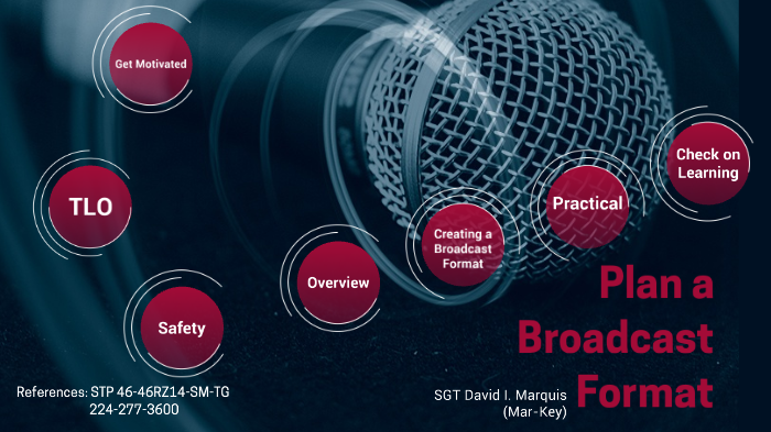 Plan a Broadcast Format by Da Marque on Prezi