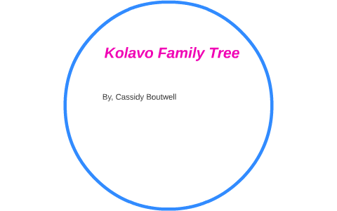 Cassidy's Family Tree by Cassidy Boutwell