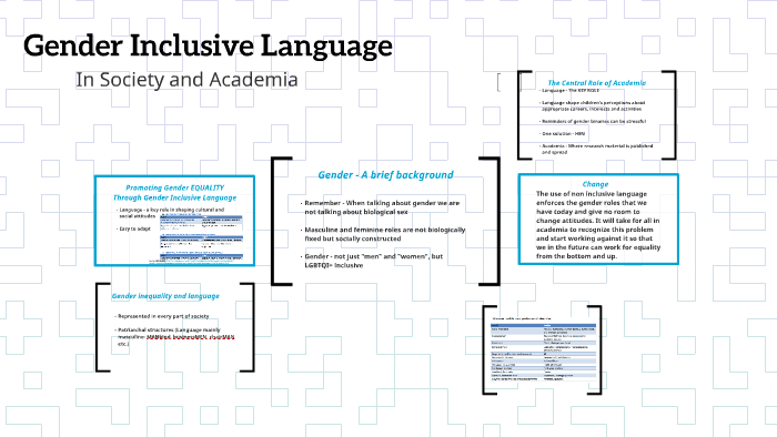Gender Inclusive Language by Justin Santana on Prezi
