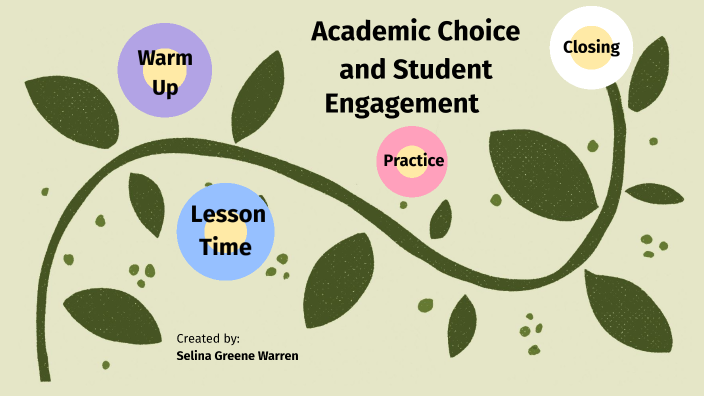 Academic Choice and Student Engagement by Selina Warren on Prezi