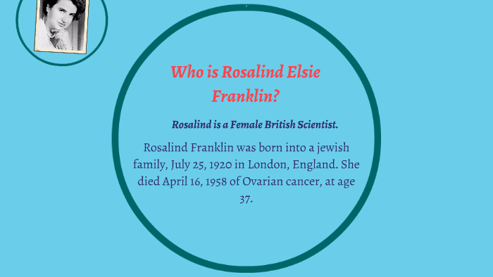 Rosalind Elsie Franklin by Sara Banfield