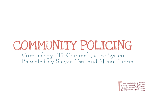 Community Policing In Canada by Steven Tsai on Prezi