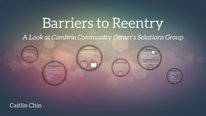 Barriers to Reentry by Caitlin Chin on Prezi