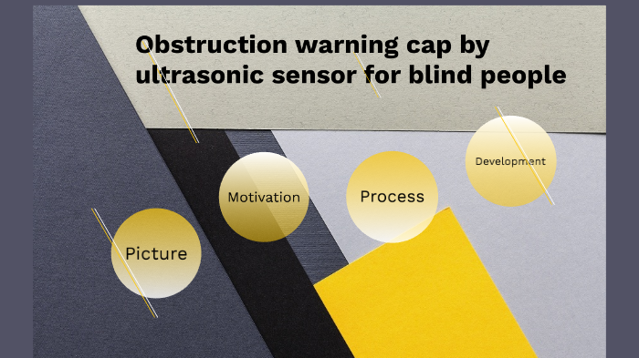 Obstruction warning cap by ultrasonic sensor for blind people by ...