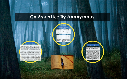 Go Ask Alice By Anonymous by Tereza Lescano on Prezi
