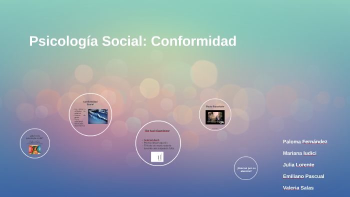 Psicología Social: Conformidad by Valeria Salas on Prezi