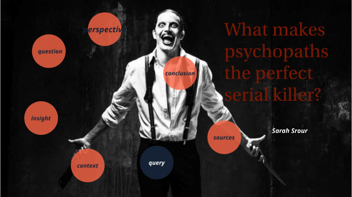 what makes psychopaths the perfect serial killers? by sarah srour on Prezi
