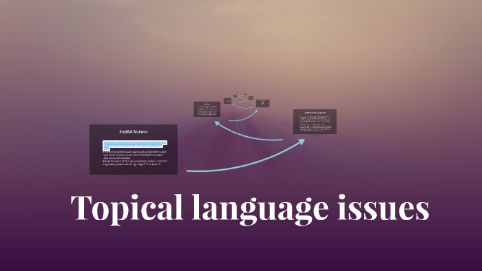 Topical language issues by George Garnham on Prezi