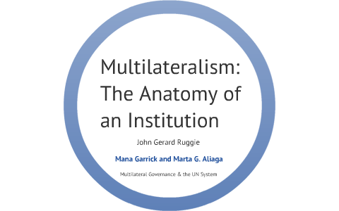 Multilateralism: The Anatomy of an Institution (John Gerard Ruggie) by ...