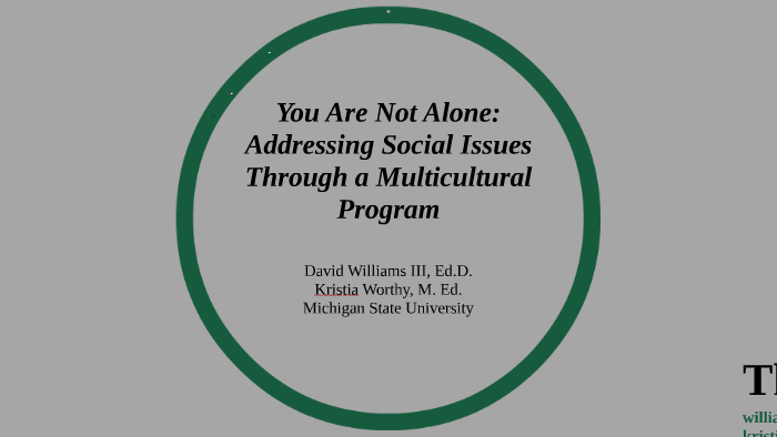 You Are Not Alone: Addressing Social Issues by Kristia Worthy on Prezi