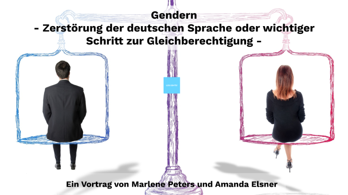 Gendergerechte Sprache und das generische Maskulinum by Amanda Elsner ...