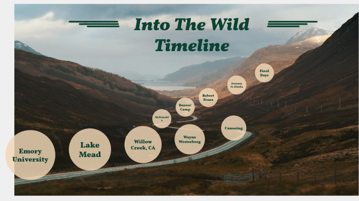 Into The Wild Timeline by Mihir Shah on Prezi