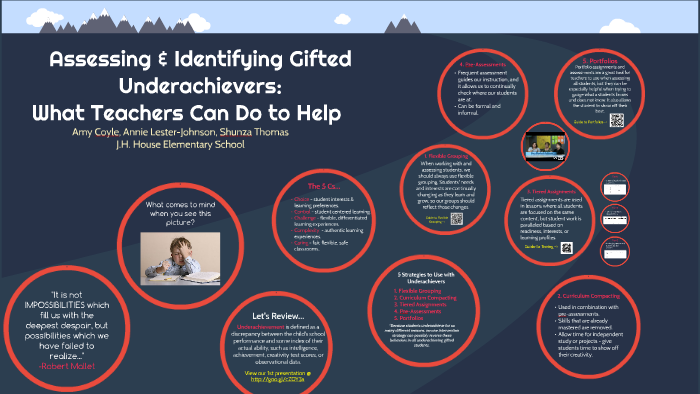 Assessing & Identifying Underachieving Gifted Learners by on Prezi