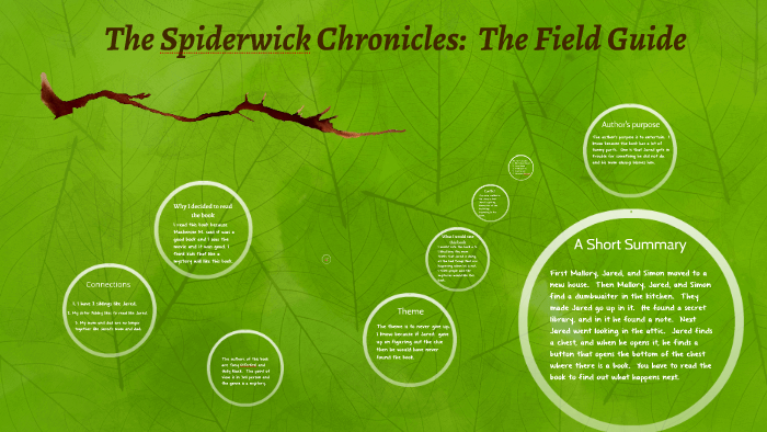 The Spiderwick Chronicles : The Field Guide by autumn zimmerman on Prezi
