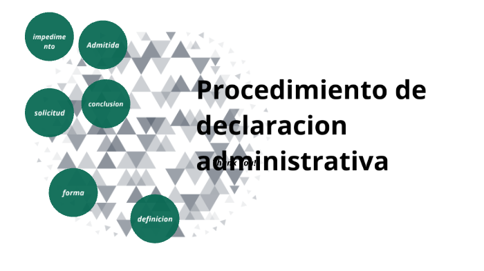 Declaracion Administrativa by alfonso crespo on Prezi