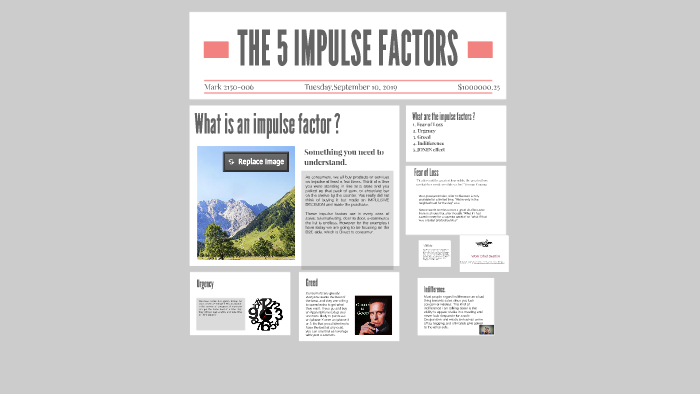 THE 5 IMPULSE FACTORS by michael unger on Prezi