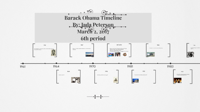 Barack Obama Timeline by Jada Peterson on Prezi