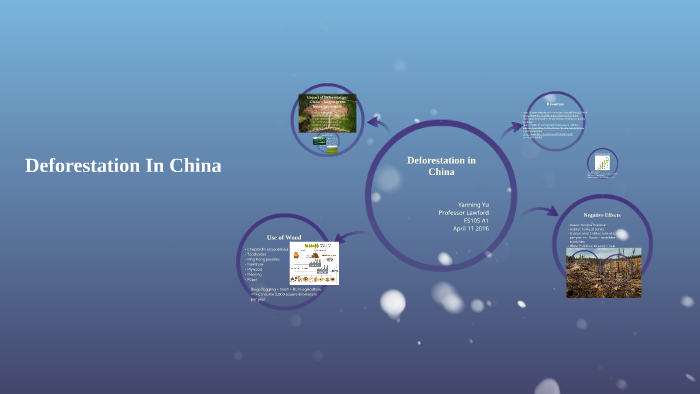 Deforestation in China by Yanning Yu on Prezi