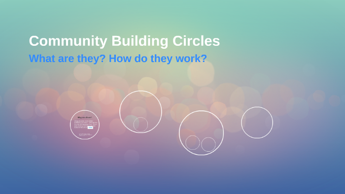 Community Building Circles by Evie Zuroske on Prezi