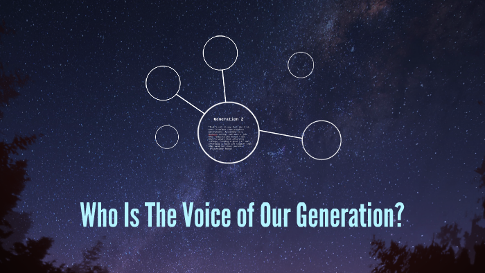 Who Is The Voice of Our Generation? by meghan lavalley on Prezi